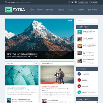 Download ElegantThemes Extra WordPress Theme 4.27.4 - GetMyThemes