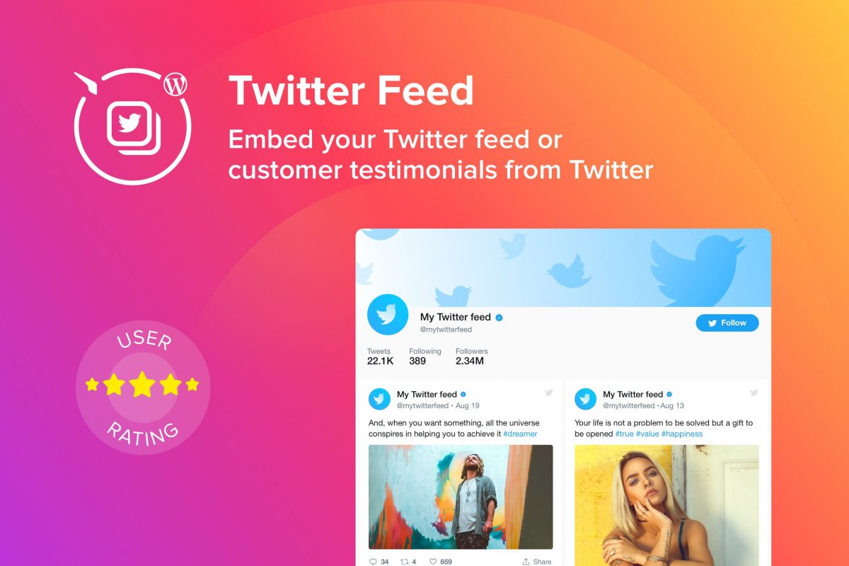 Download Elfsight Twitter Feed 1.5.0 - GetMyThemes