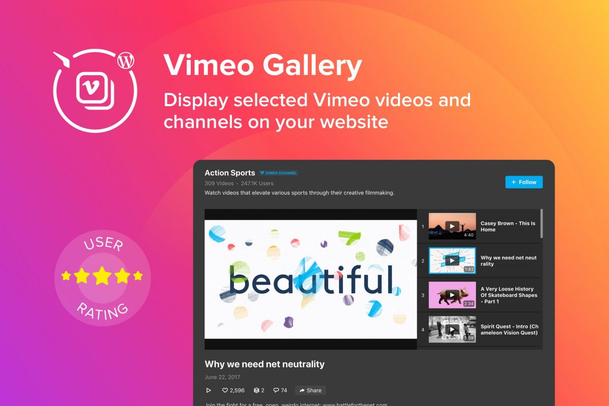 Download Elfsight Vimeo Gallery 1.1.1 - GetMyThemes