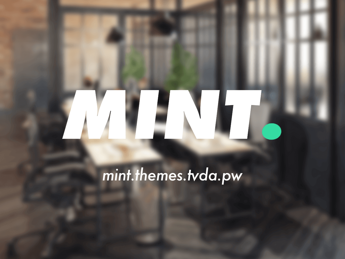 Download Mint - Creative Multi-Purpose WordPress Theme 2.1.1 - GetMyThemes